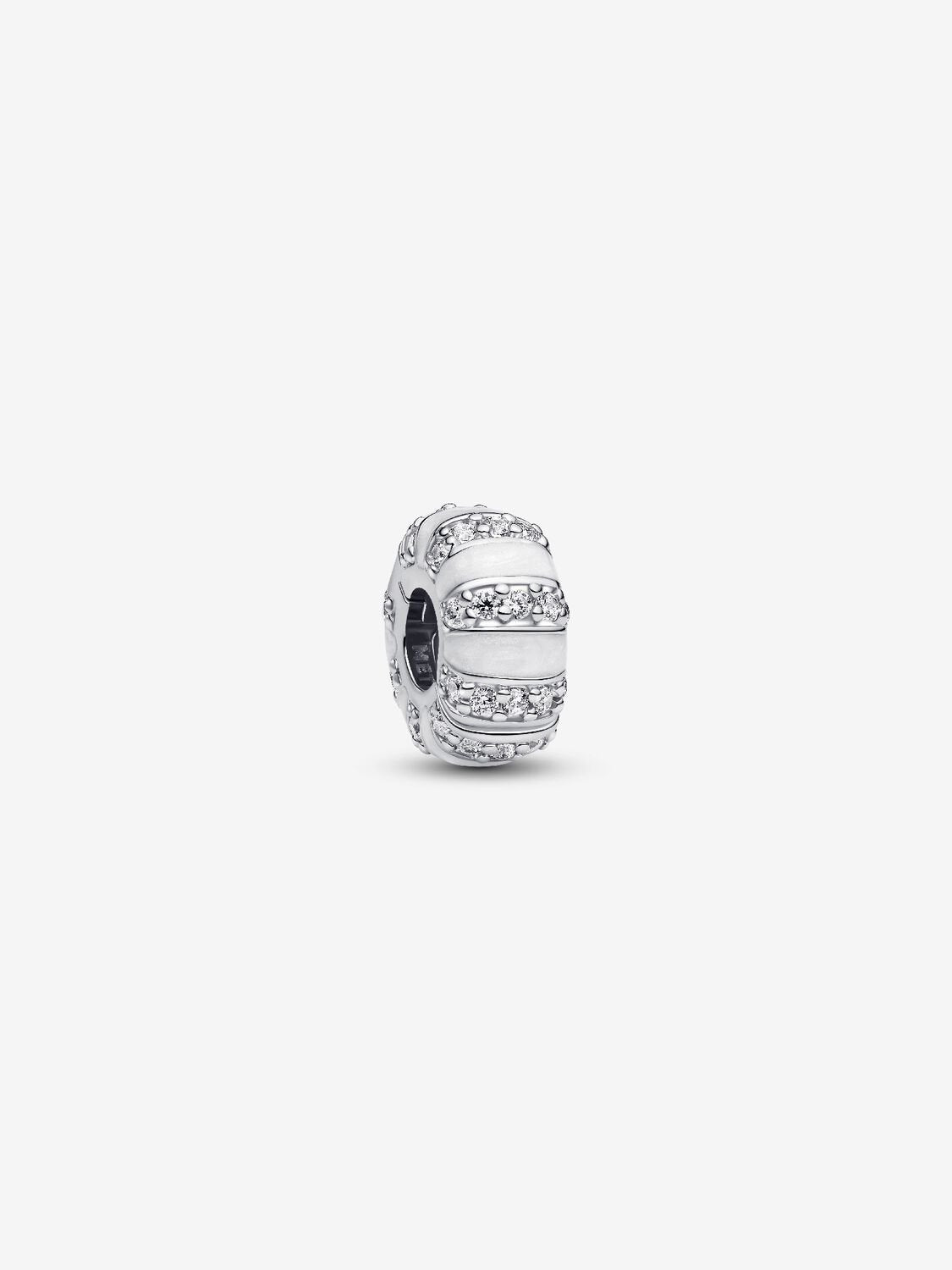 Pandora Stones & Enamel Clip Charm Sterling silver — Maple Gifts