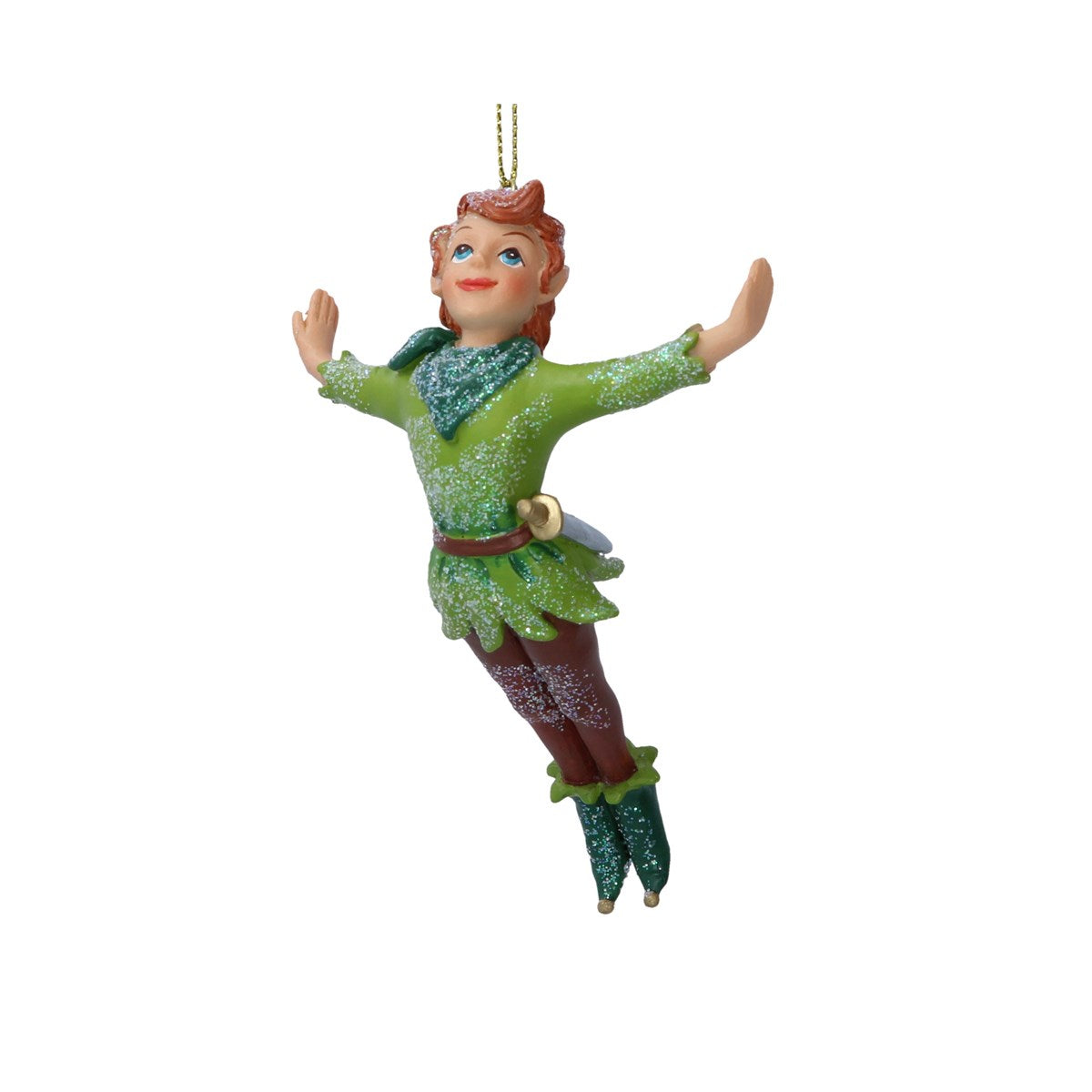 Gisela Graham Resin Peter Pan Tree Decoration — Maple Gifts