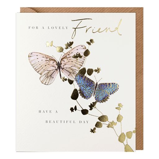 Paper Link 'For A Lovely Friend' Open Card — Maple Gifts