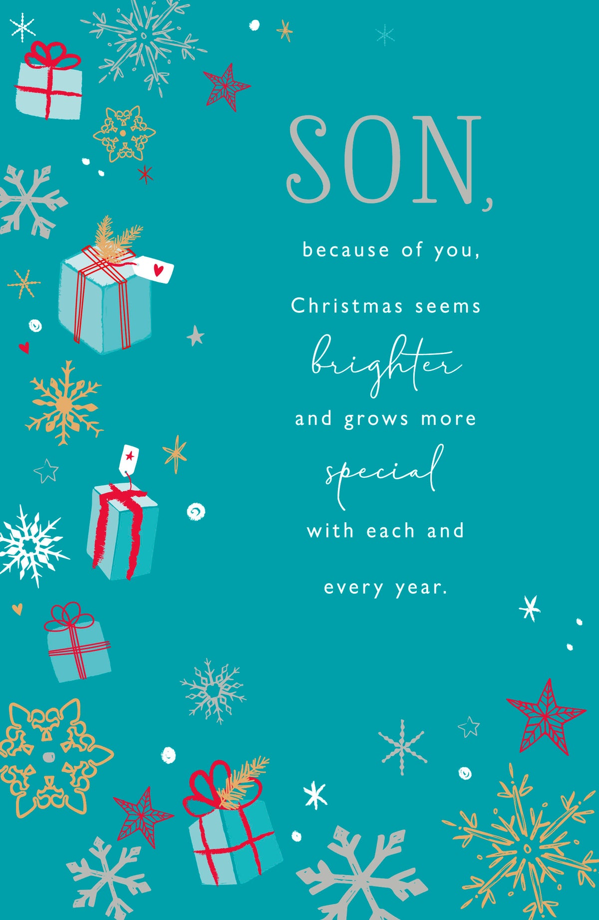 UKG 'Simply Traditional Son' Christmas Card — Maple Gifts