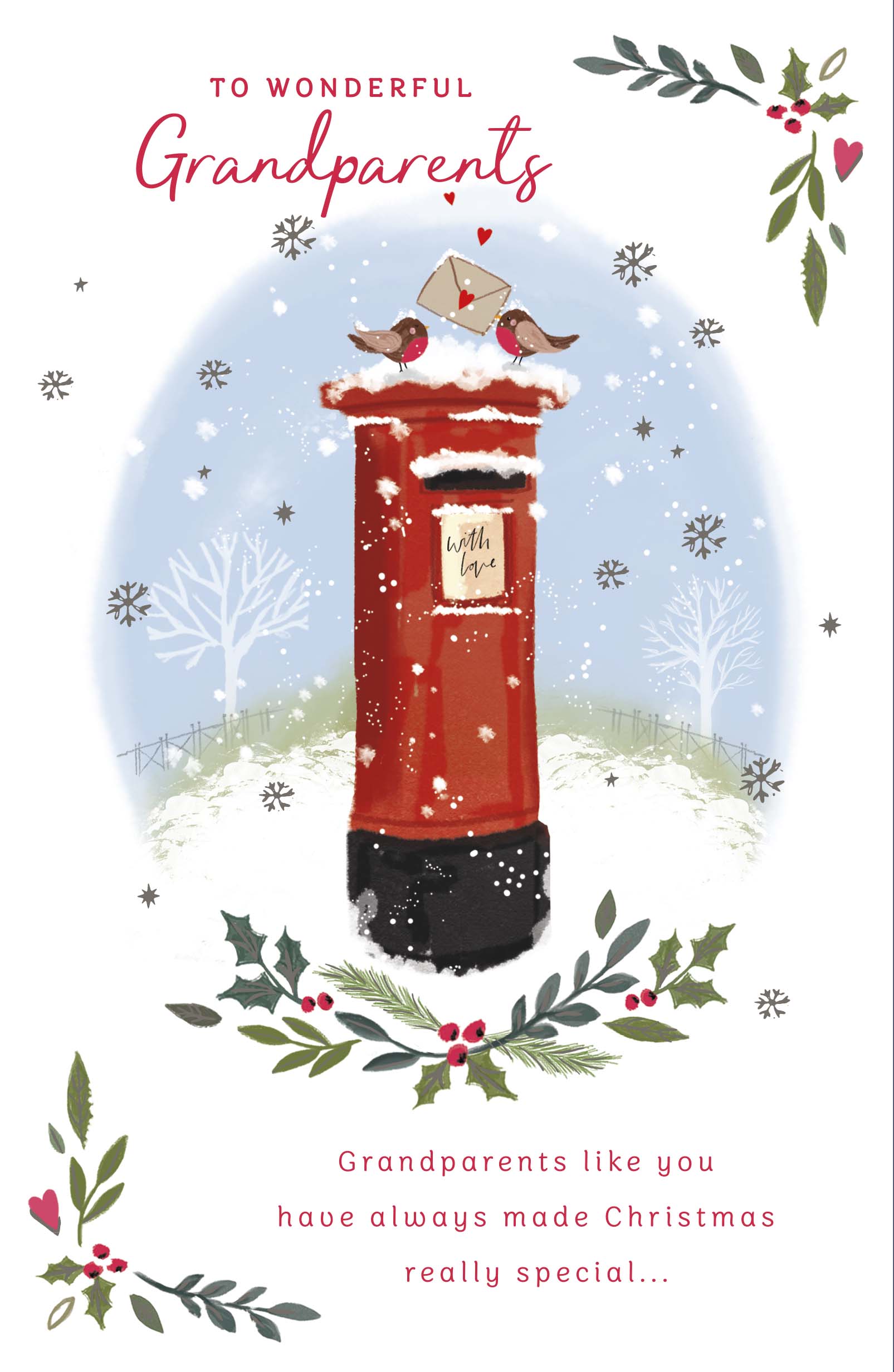 UKG 'Simply Traditional Grandparents' Christmas Card — Maple Gifts