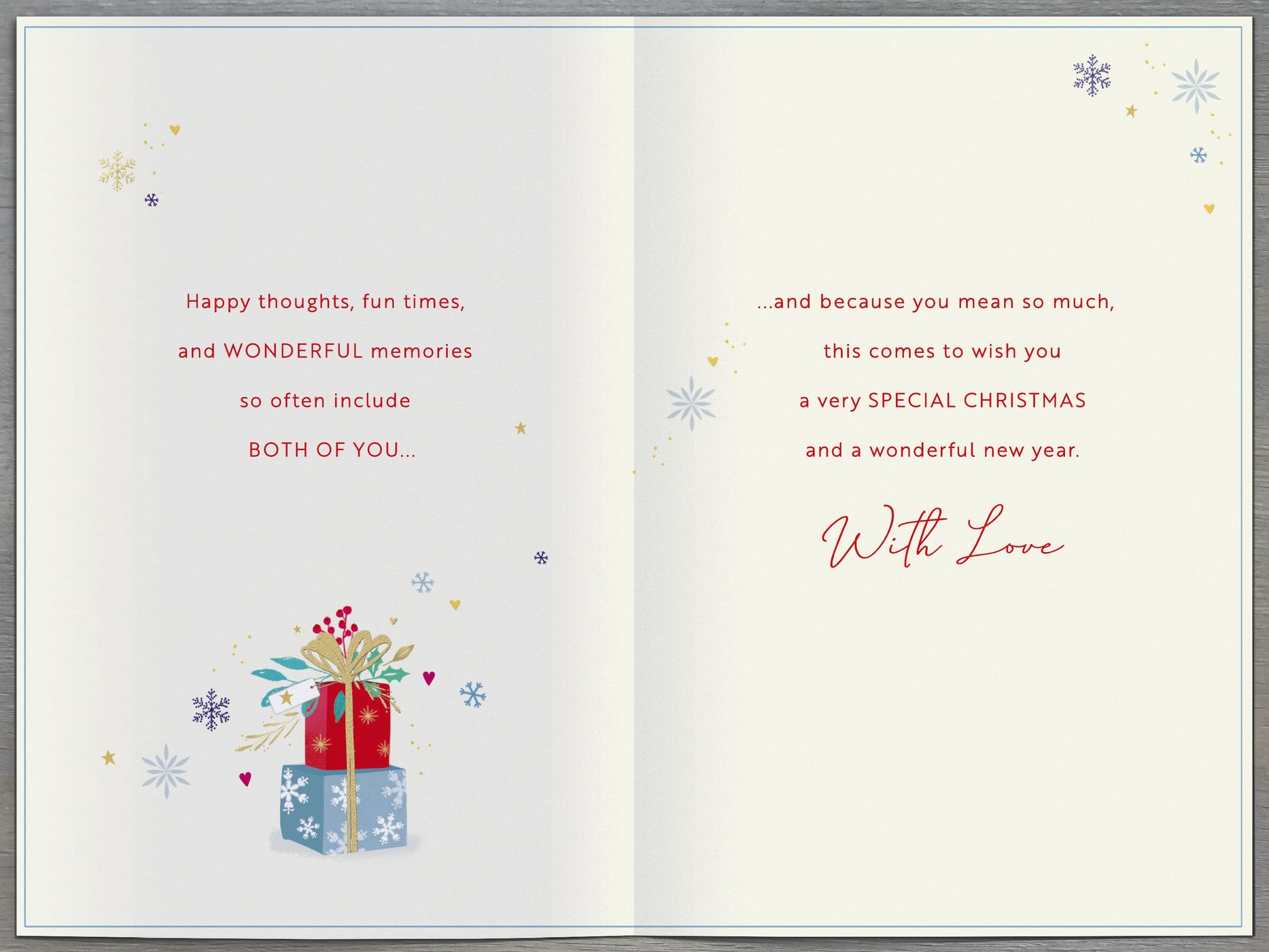 UKG 'Simply Traditional To Both Of You' Christmas Card — Maple Gifts