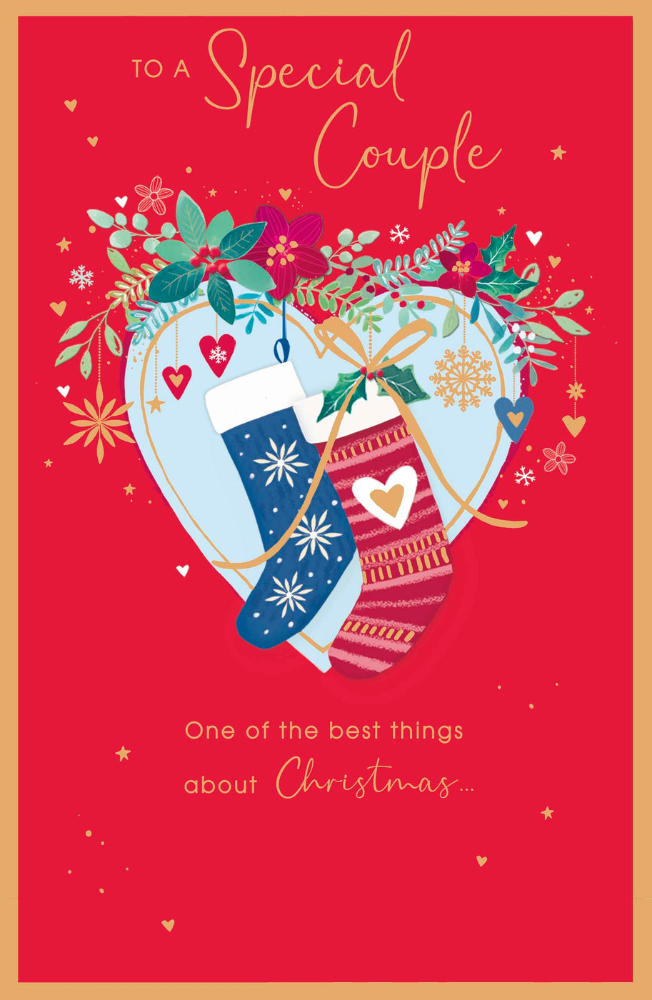 UKG 'Simply Traditional To Special Couple' Christmas Card — Maple Gifts
