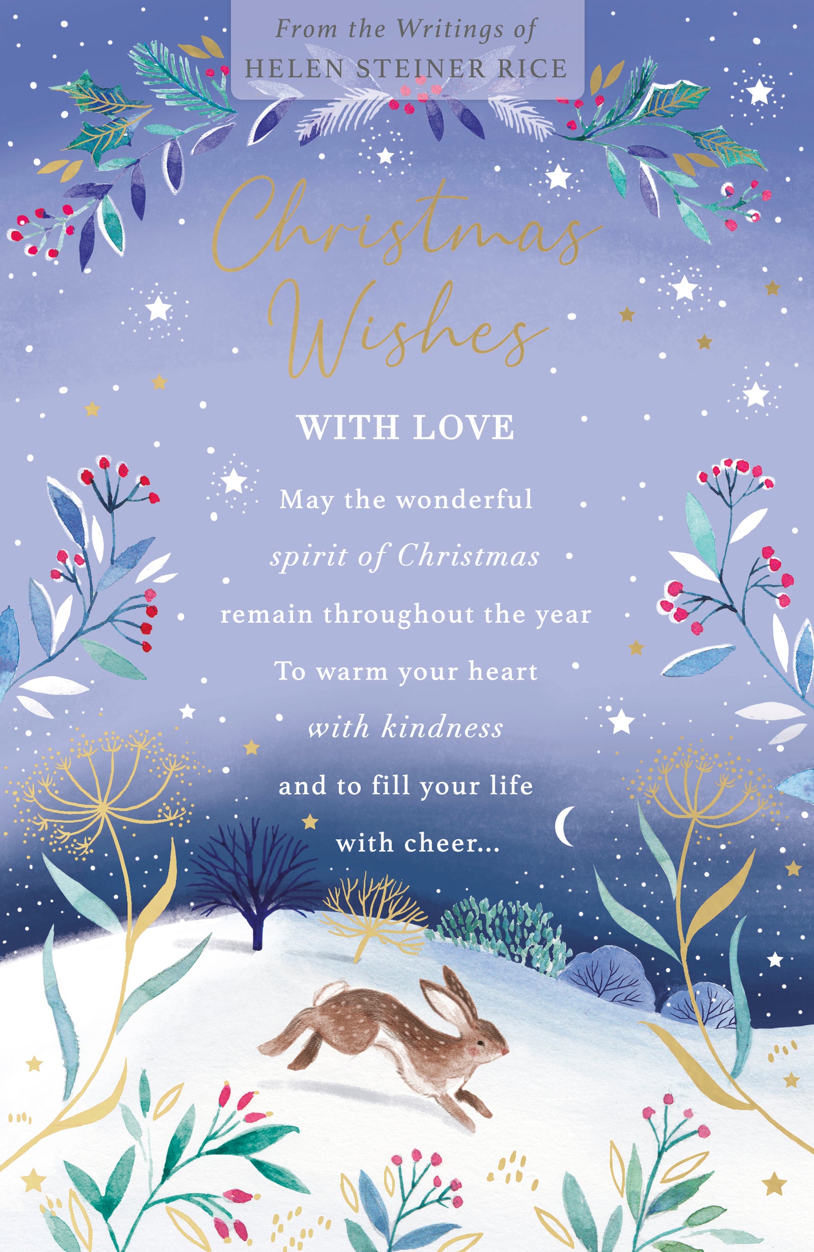 UKG 'Helen Steiner Christmas Wishes 'Christmas Card — Maple Gifts