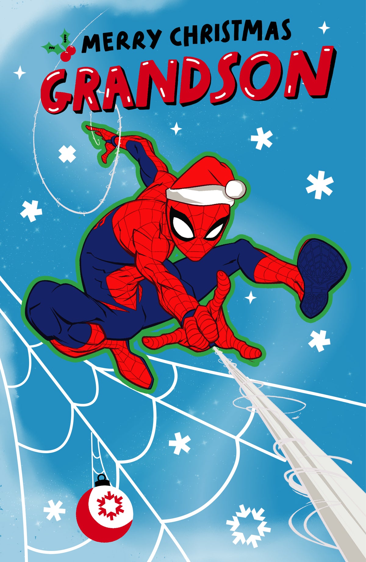 UKG 'Disney Spider-Man Grandson' Christmas Card — Maple Gifts