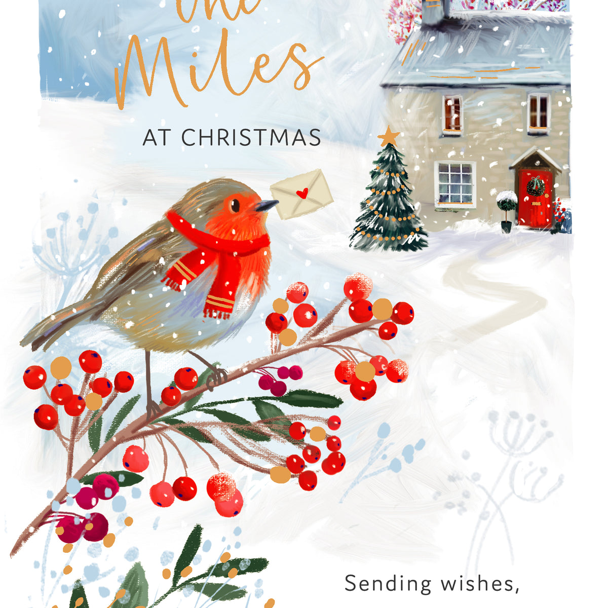 UKG ' Across The Miles'Christmas Card — Maple Gifts