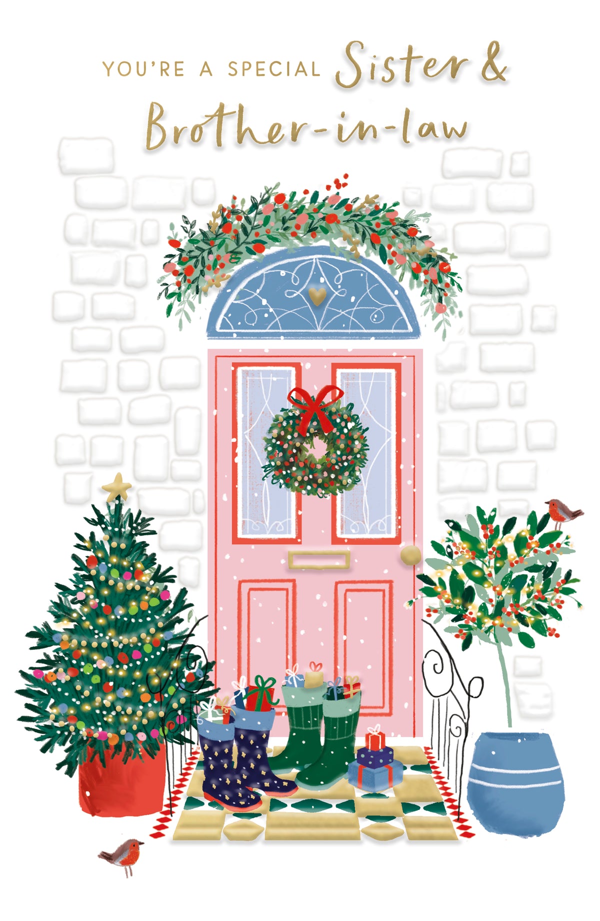 UKG 'Special Sister & Brother In Law' Christmas Card — Maple Gifts