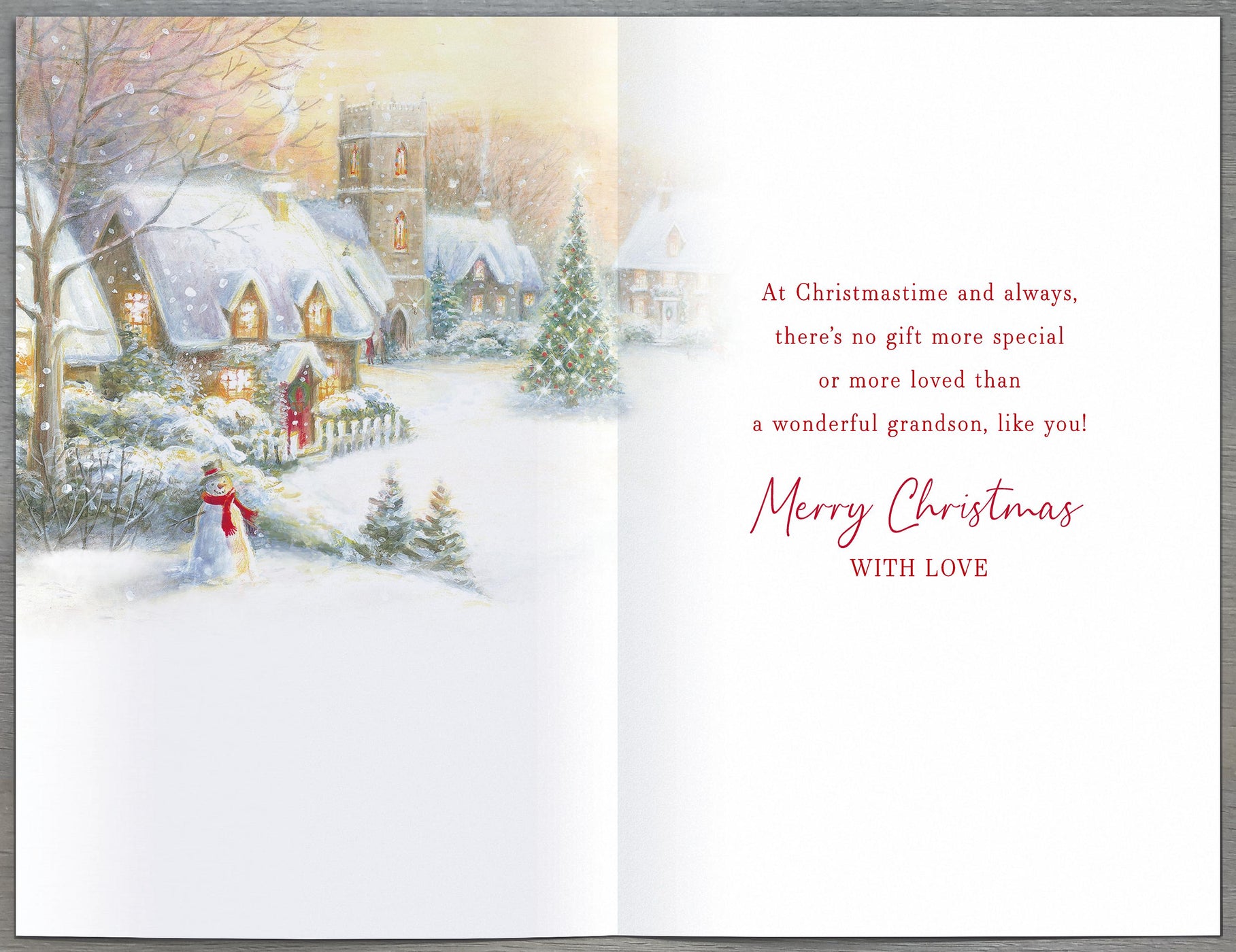 UKG 'Simply Traditional Grandson' Christmas Card — Maple Gifts