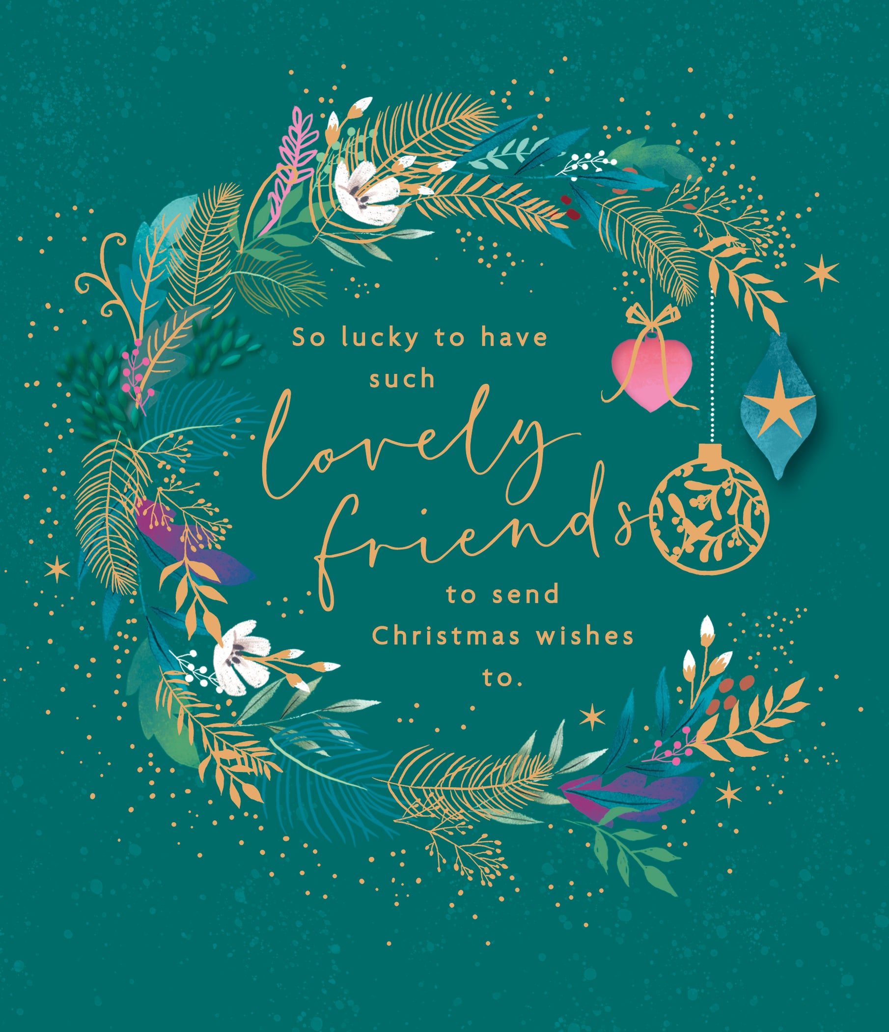 UKG 'Lovely Friends' Christmas Card — Maple Gifts