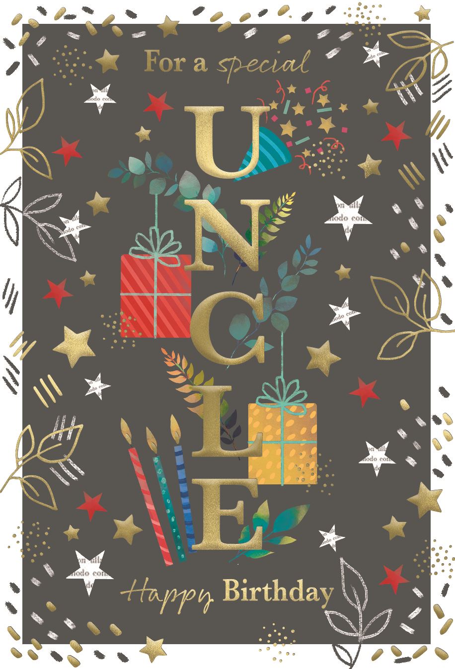 ICG 'For A Special Uncle' Birthday Card — Maple Gifts