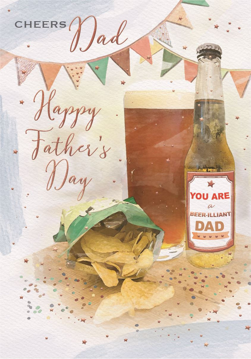 ICG 'Cheers Dad' Fathers Day Card — Maple Gifts