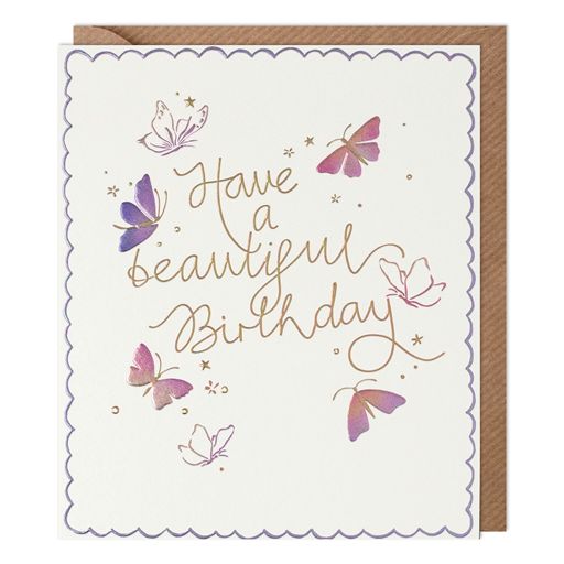 Paper Link 'Have A Beautiful Birthday' Birthday Card — Maple Gifts