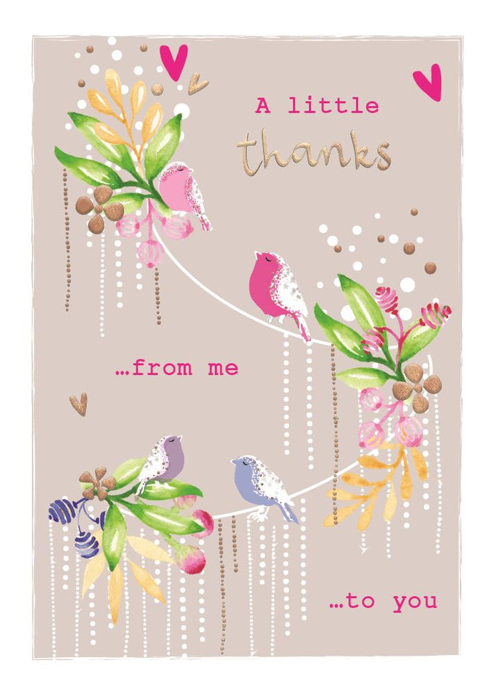 ICG 'A Little Thanks From Me To You' Thank You Card — Maple Gifts