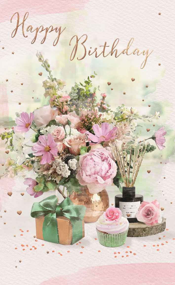 ICG 'Happy Birthday Flowers' Birthday Card — Maple Gifts