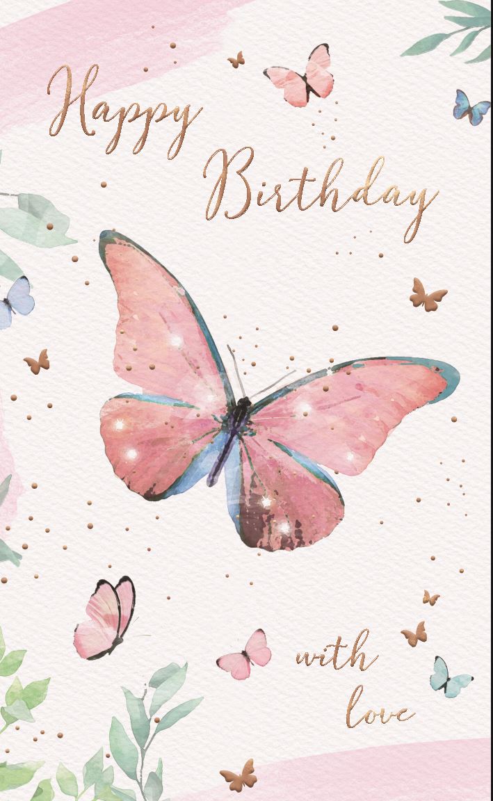 ICG 'Happy Birthday Butterfly' Birthday Card — Maple Gifts