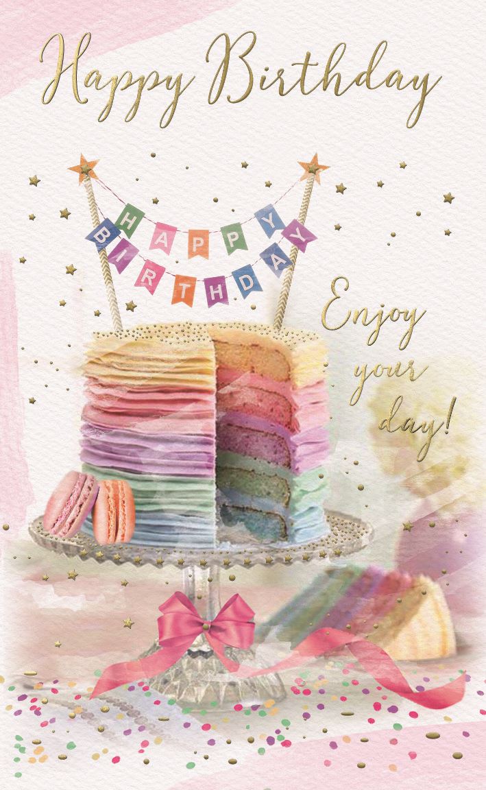 ICG 'Happy Birthday Cake' Birthday Card — Maple Gifts