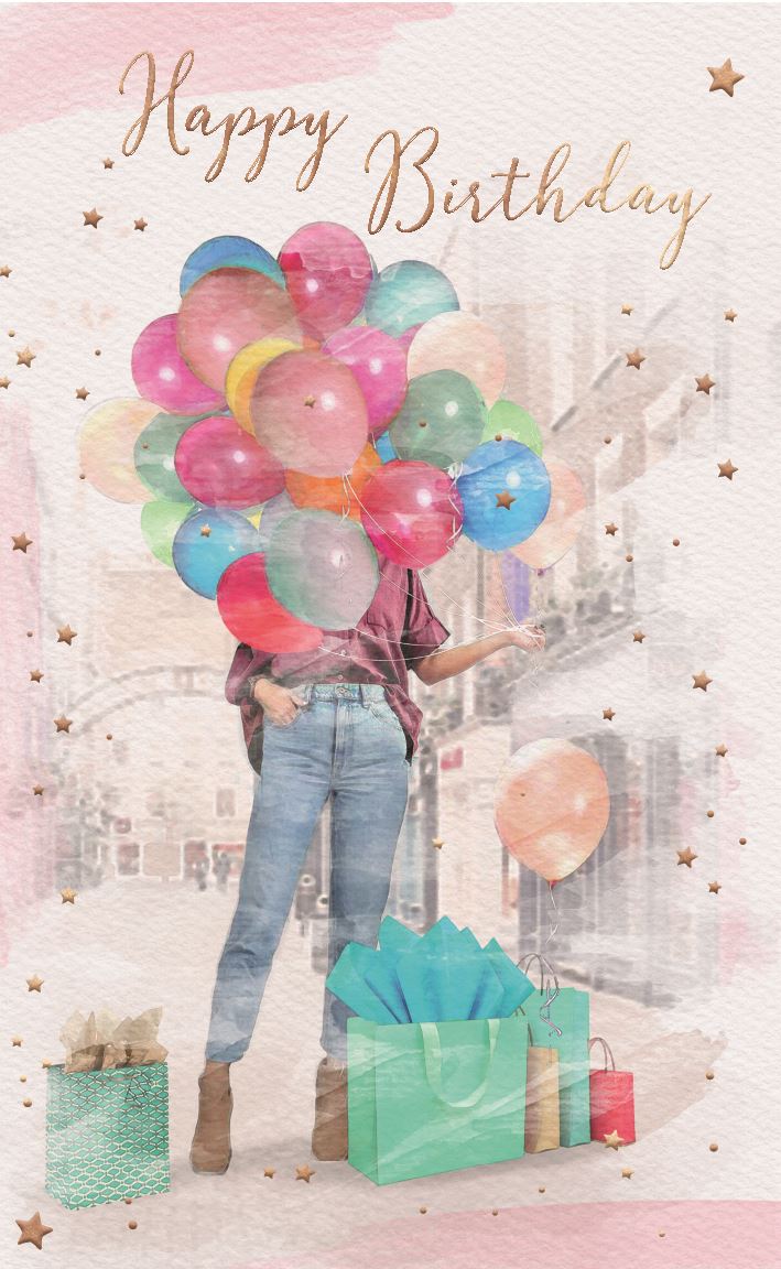 ICG 'Happy Birthday Balloons' Birthday Card — Maple Gifts