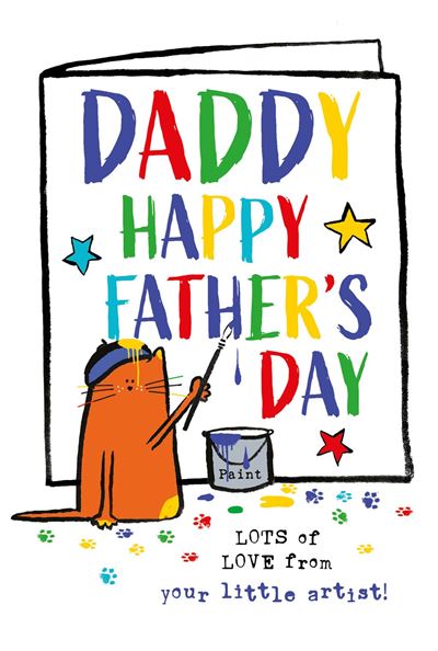 Nigel Quiney 'Daddy Happy Father's Day' Father's Card — Maple Gifts