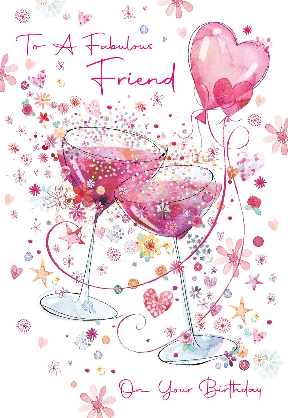 Cherry Orchard 'To A Fabulous Friend' Birthday Card — Maple Gifts