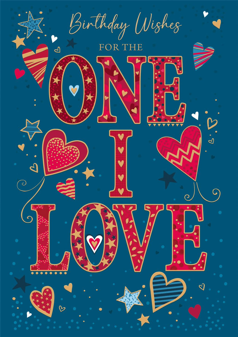 Cherry Orchard 'For The One I Love' Birthday Card — Maple Gifts