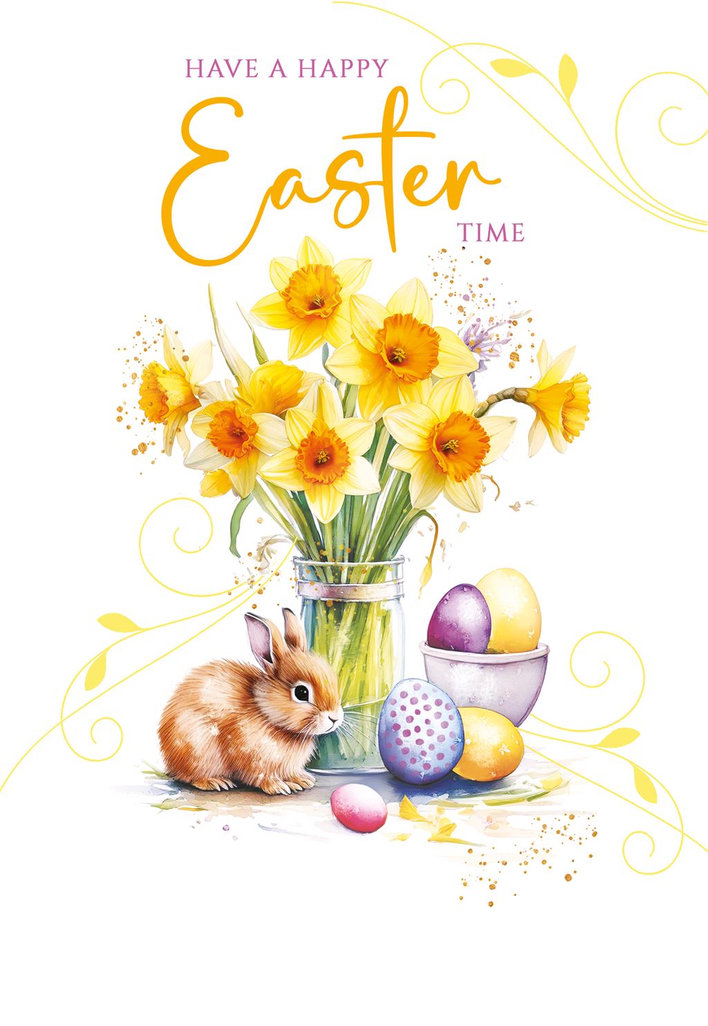 Cherry Orchard 'Have A Happy Easter Time' Easter Card — Maple Gifts
