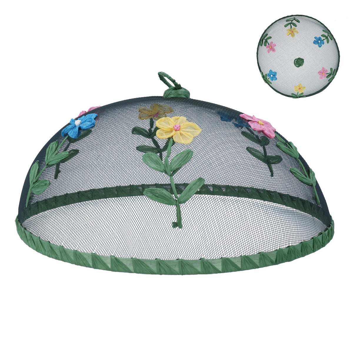 Gisela Graham Flower Stems Fabric Food Cover 35cm — Maple Gifts
