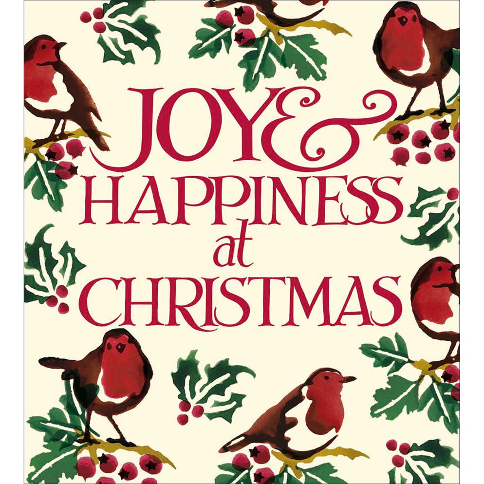 Woodmansterne Emma Bridgewater Christmas Robin 5 Pack Christmas Card ...