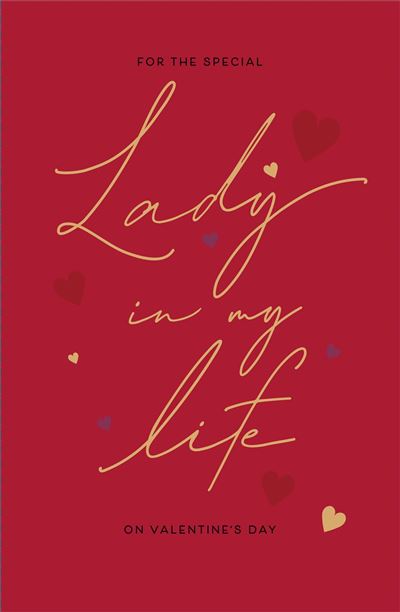 UKG 'Special Lady In My Life' Valentine Card — Maple Gifts