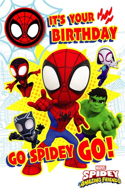 UKG 'Go Spidey GO!' Birthday Card — Maple Gifts