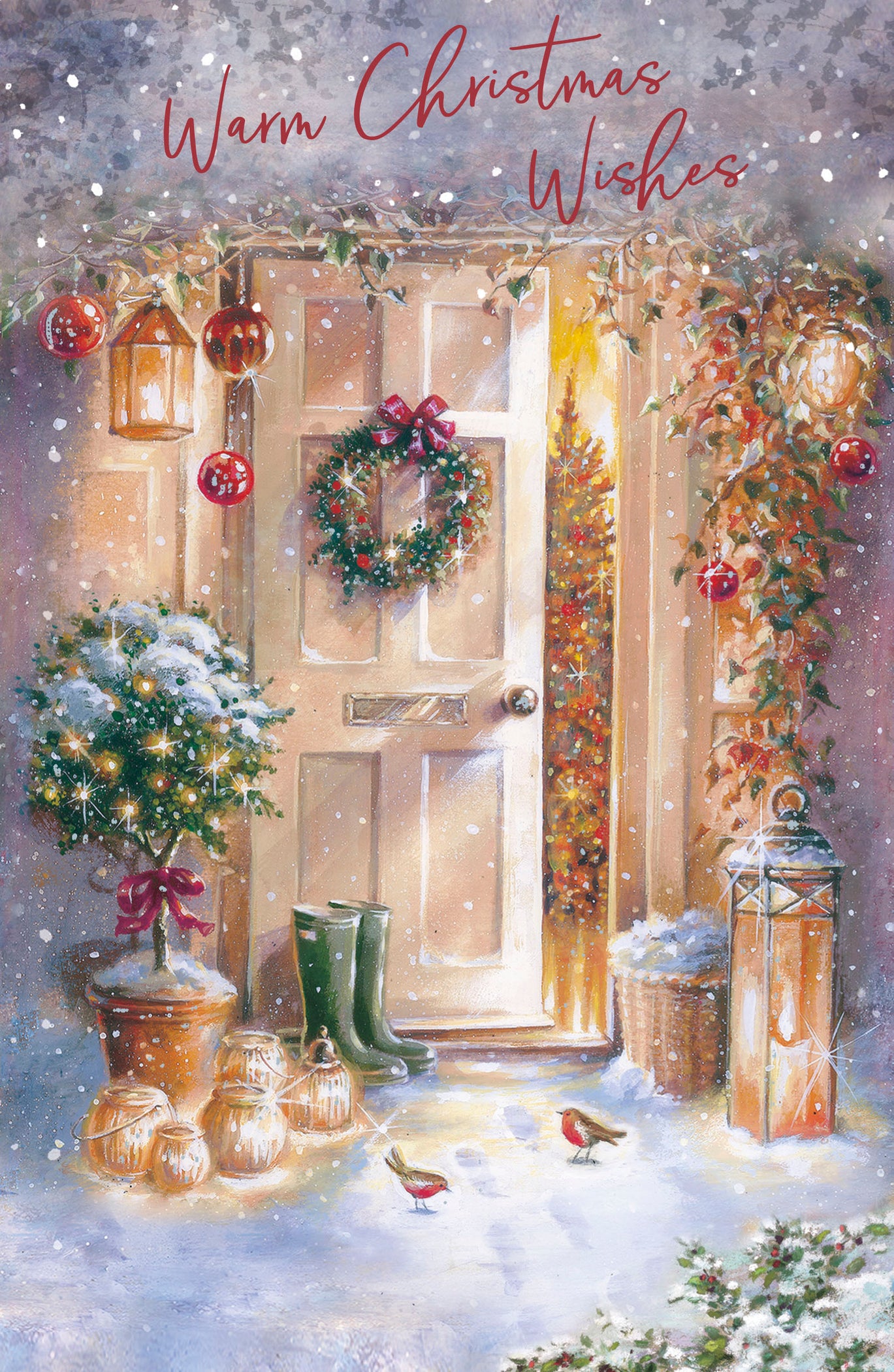 UKG 'Warm Christmas Wishes' Christmas Card — Maple Gifts