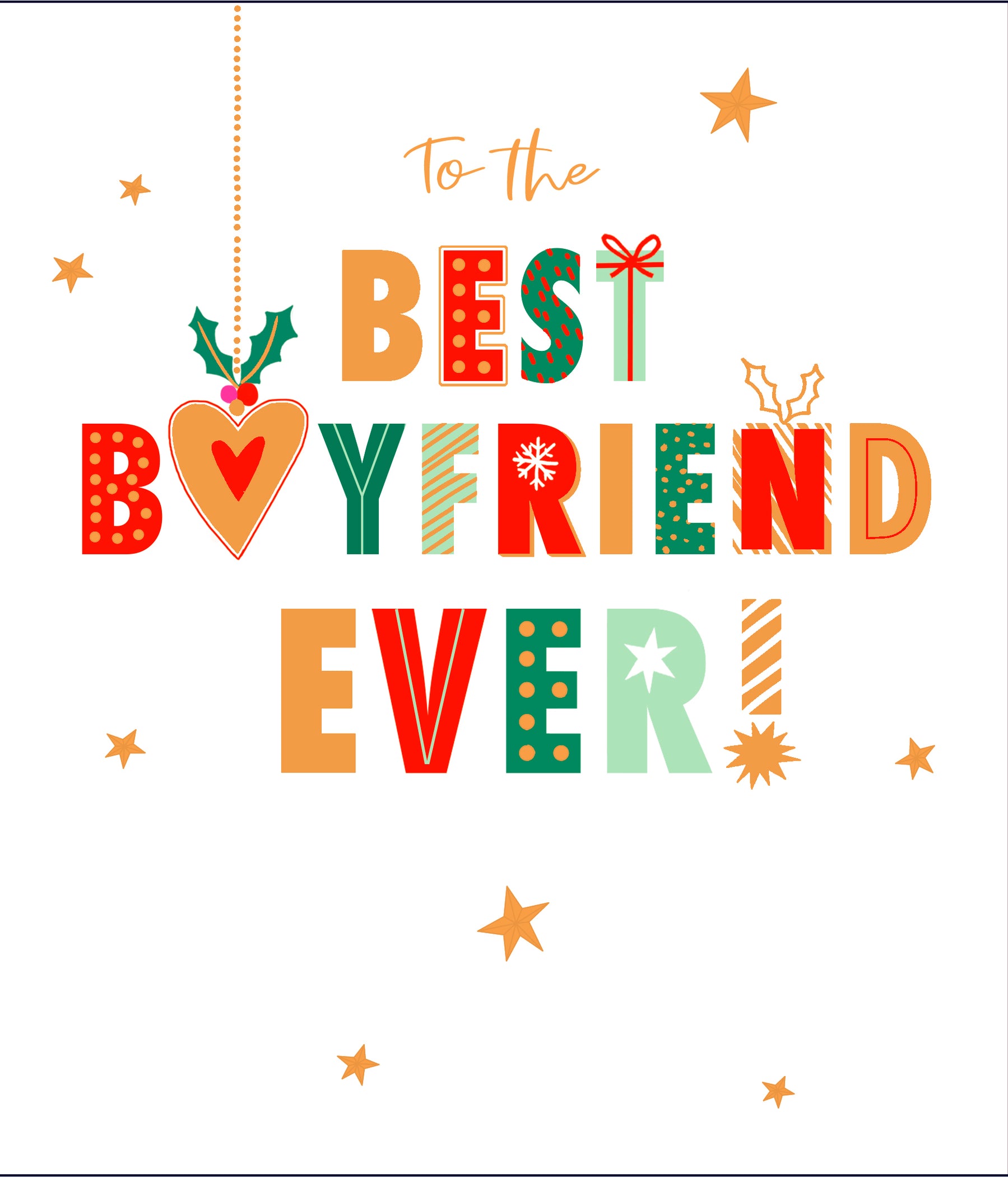 UKG 'Best Boyfriend' Christmas Card — Maple Gifts