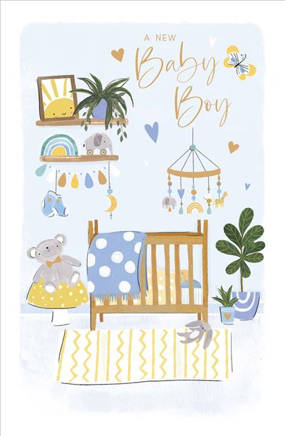 UKG 'New Baby Boy' Card — Maple Gifts