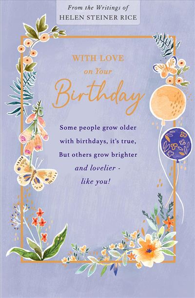UKG 'With Love On Your Birthday' Birthday Card — Maple Gifts