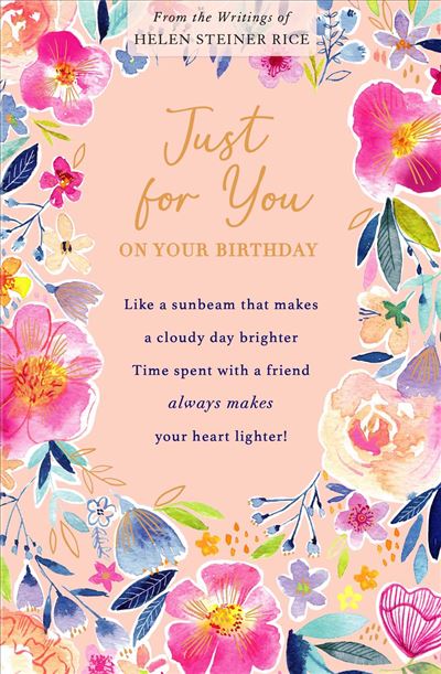 UKG 'Just For You On Your Birthday' Birthday Card — Maple Gifts