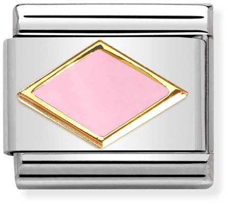 Nomination Classic Gold Symbols Pink Diamond Charm — Maple Gifts