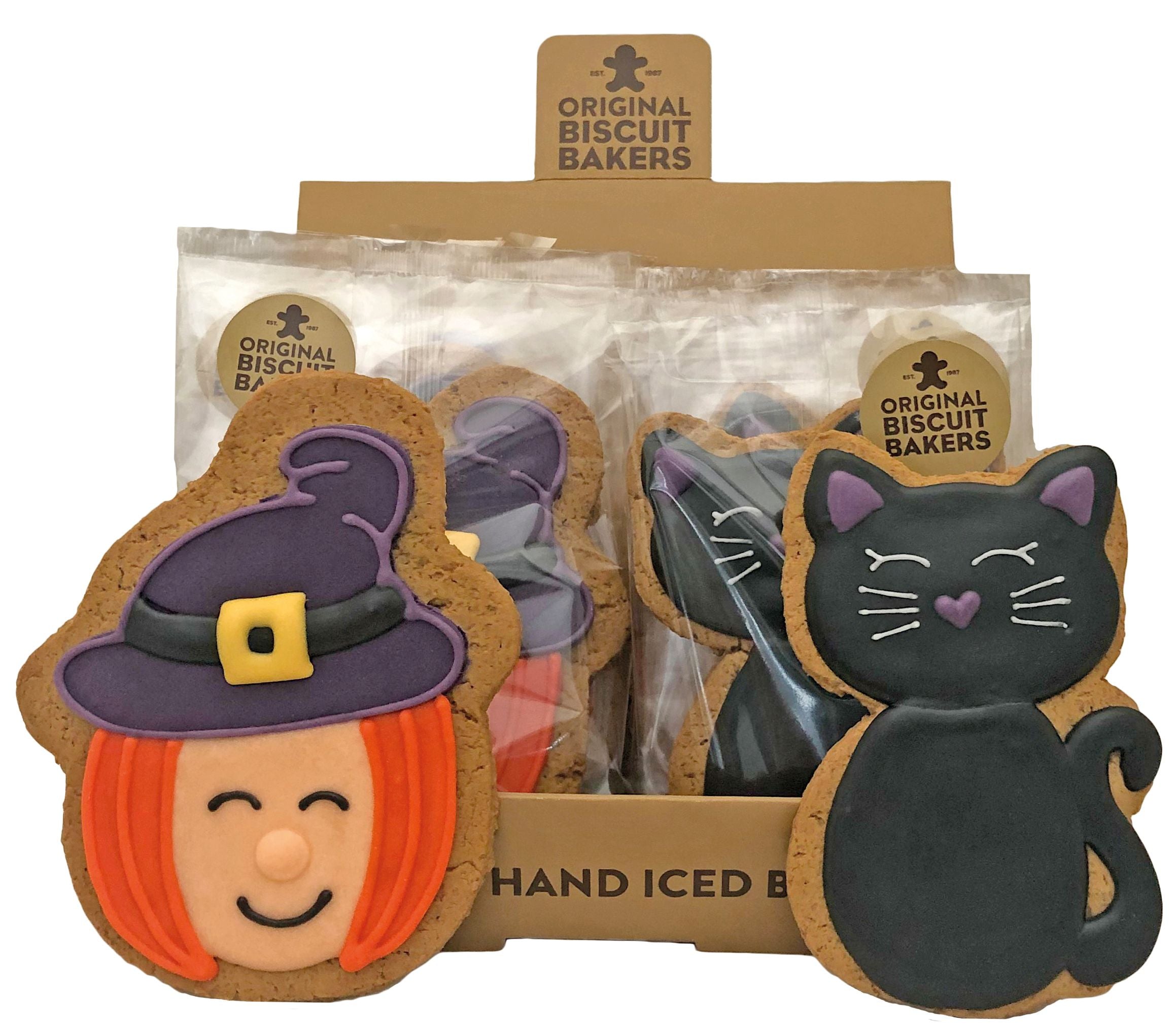 Bon Bons Original Biscuit Bakers Deluxe Gingerbread Witch or Cat ...
