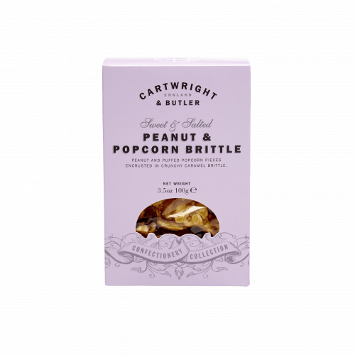 Cartwright & Butler Peanut & Popcorn Brittle In Carton — Maple Gifts