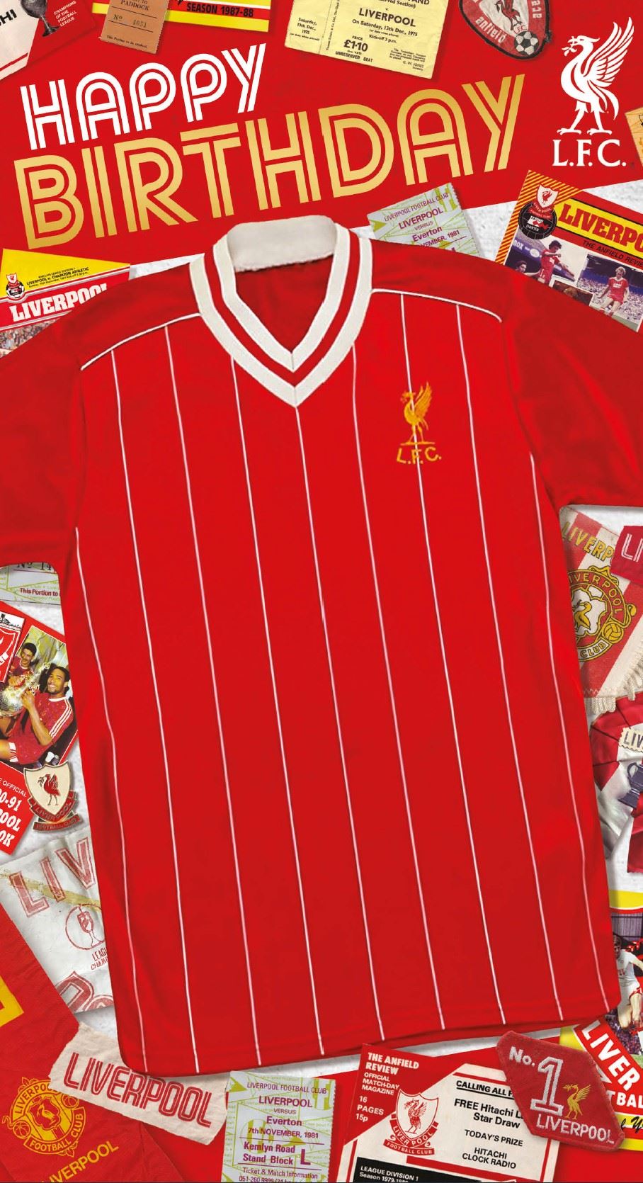 Words & Wishes 'Happy Birthday Liverpool' Card — Maple Gifts