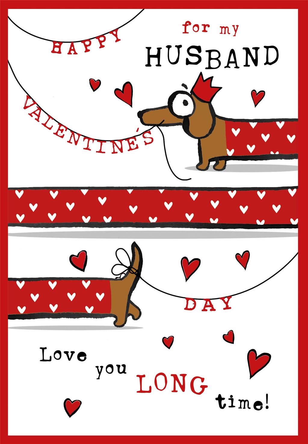 Nigel Quiney 'For My Husband' Valentine Card — Maple Gifts