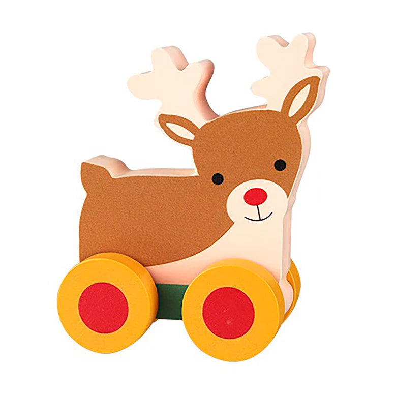 Orange Tree Rudolph First Push Toy — Maple Gifts