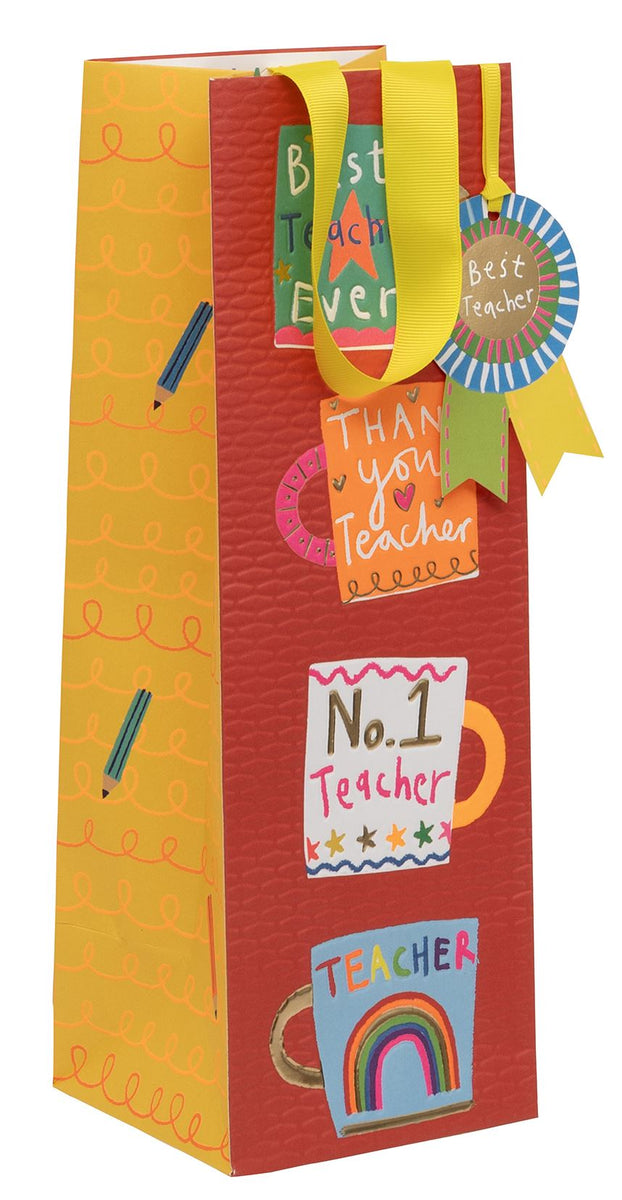 Glick Best Teacher XL Bottle Bag — Maple Gifts