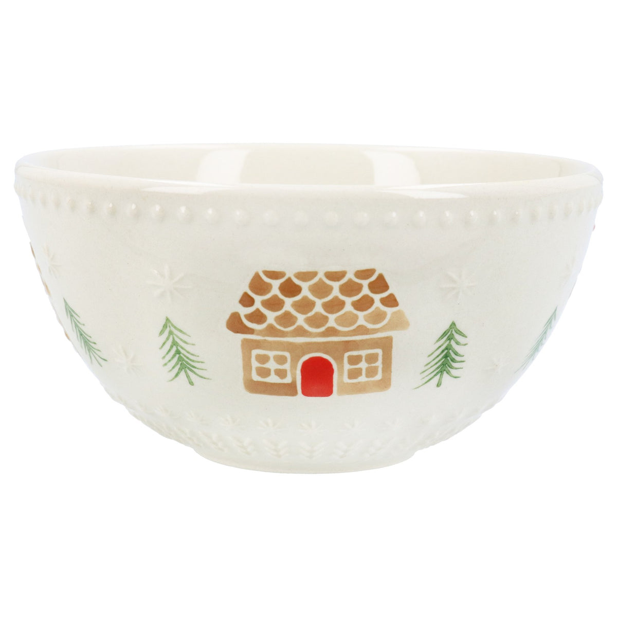 Gisela Graham Gingerbread House Large Bowl — Maple Gifts