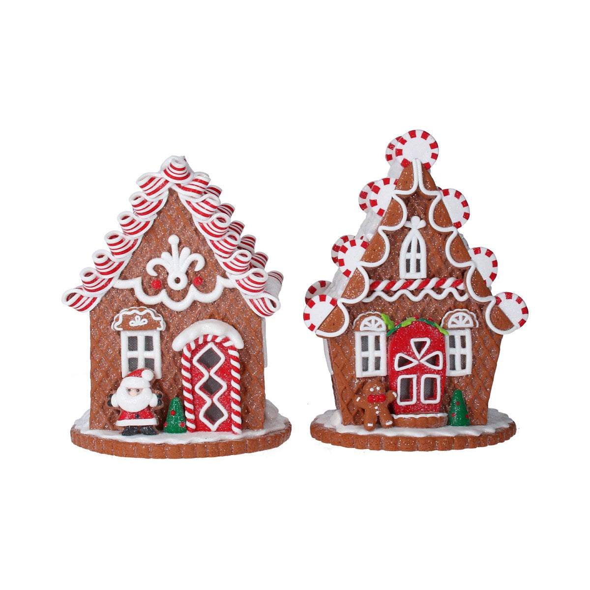 Gisela Graham LED Acrylic Light Up Gingerbread House Ornament — Maple Gifts