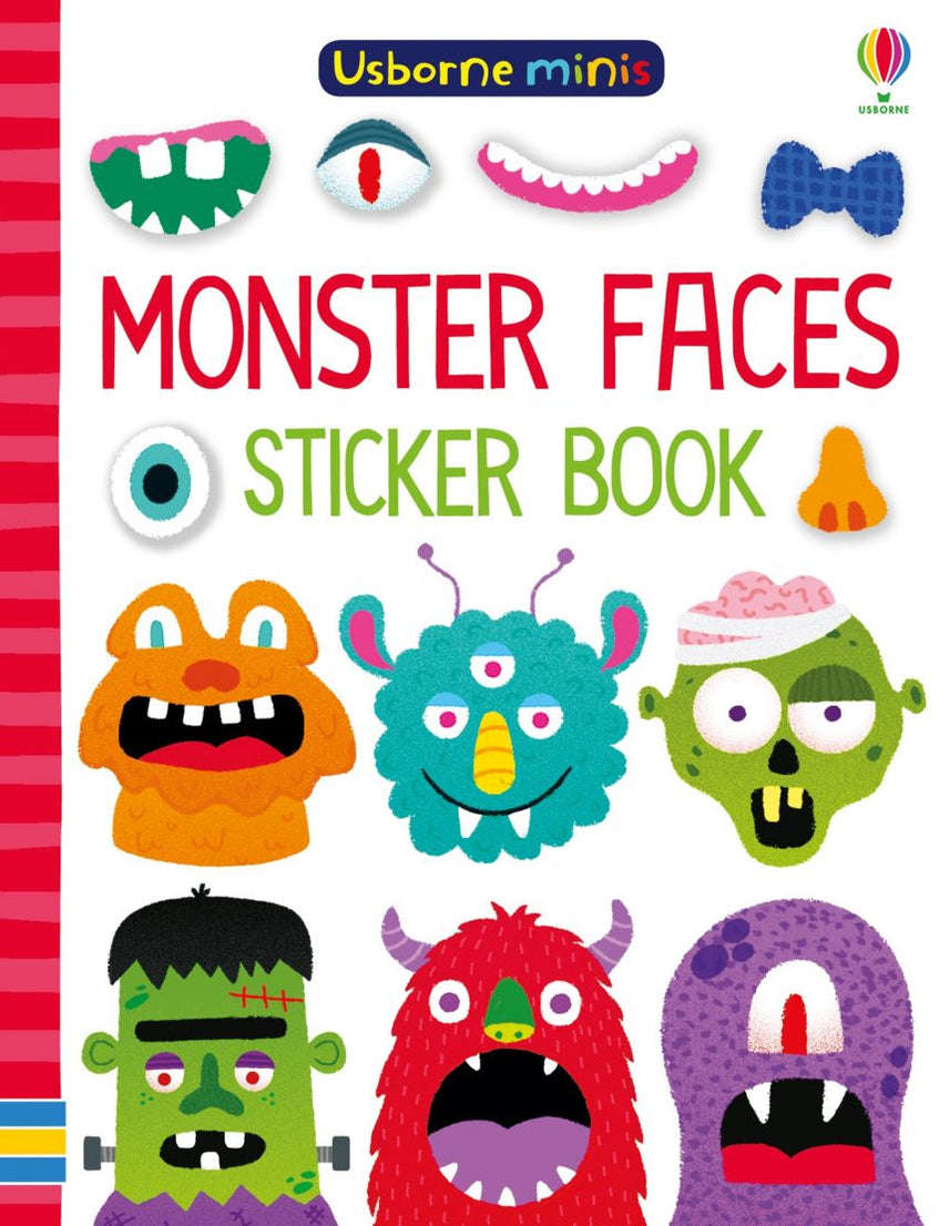 Usborne Minis Monster Faces Sticker Book — Maple Gifts