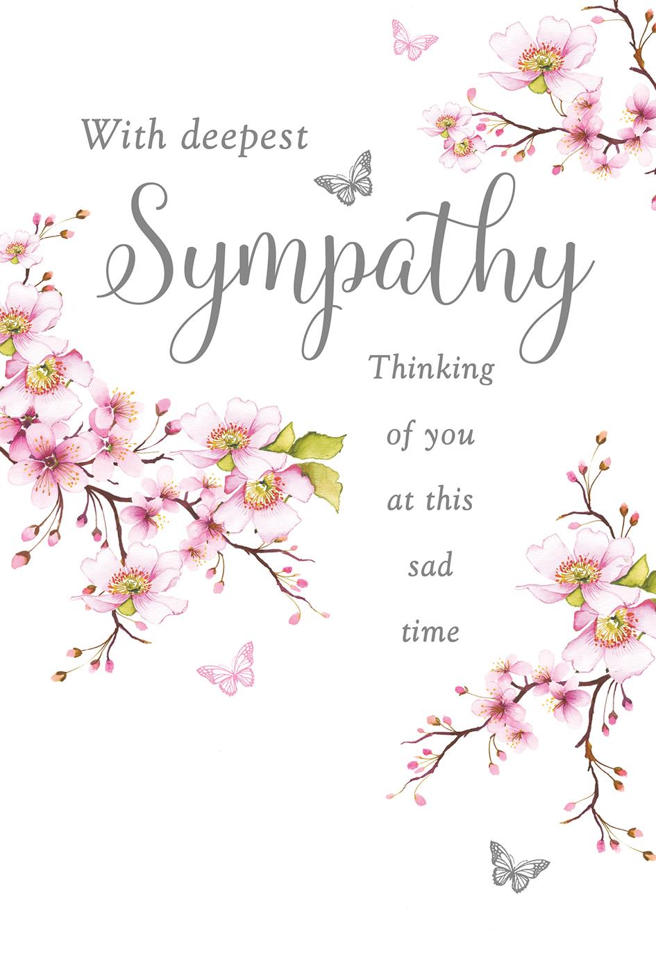 Nigel Quiney 'Deepest Sympathy' Card — Maple Gifts