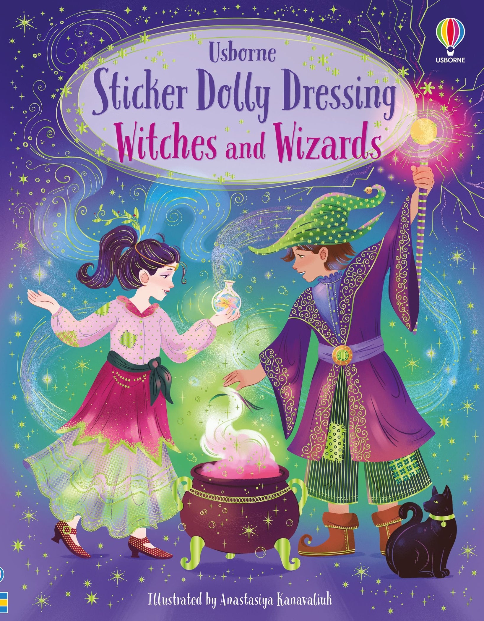 Usborne Sticker Dolly Dressing Witches and Wizards — Maple Gifts