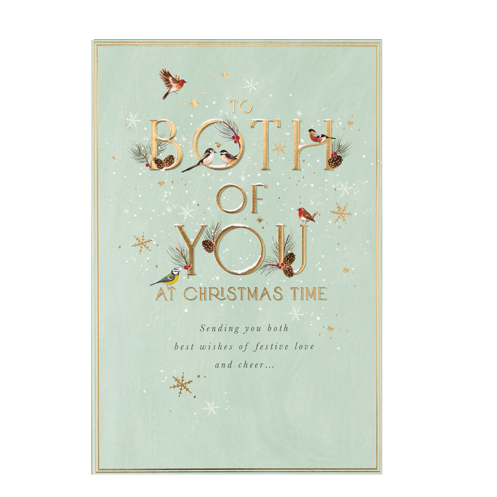 Paperlink 'To Both Of You At Christmas Time' Christmas Card — Maple Gifts