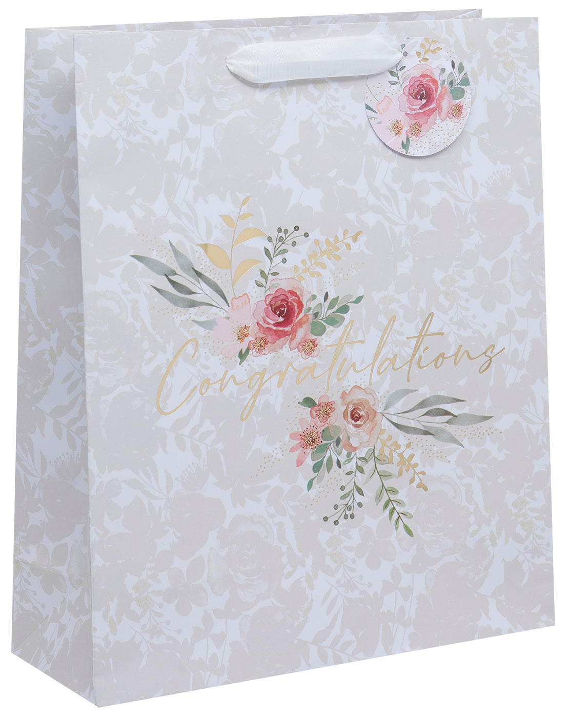 Ballyhoo XL Gift Bag Floral Congratulations — Maple Gifts