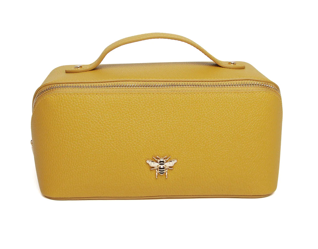 Alice Wheeler Ochre Train Make Up Case — Maple Gifts