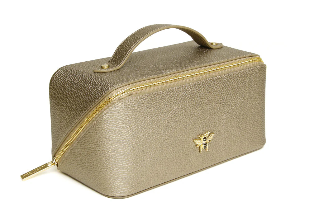 Alice Wheeler Bronze Train Case — Maple Gifts